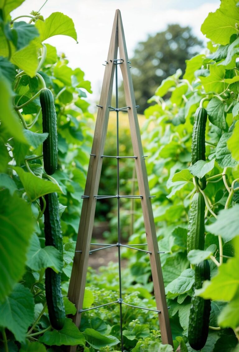12 Easy DIY Cucumber Trellis Ideas For A Thriving Garden