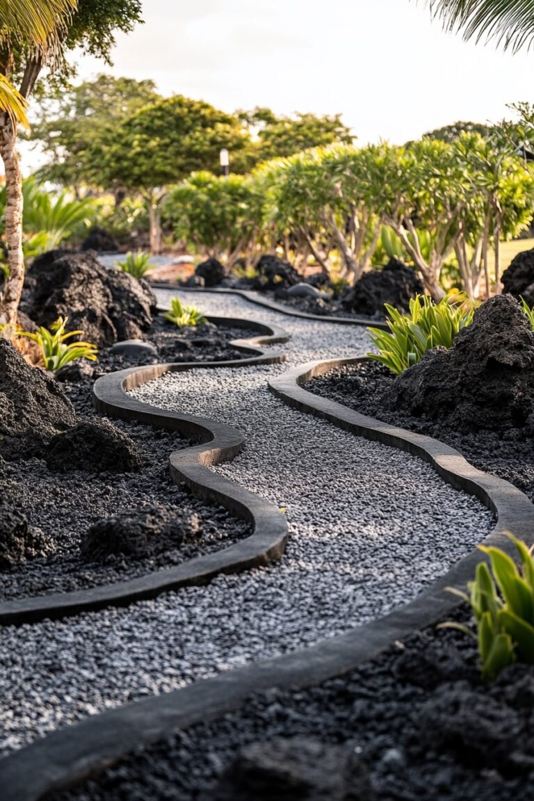 11 Black Rock Landscaping Ideas To Transform Your Outdoor Space