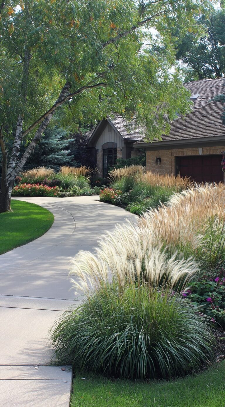 20 Driveway Landscaping Ideas To Enhance Curb Appeal