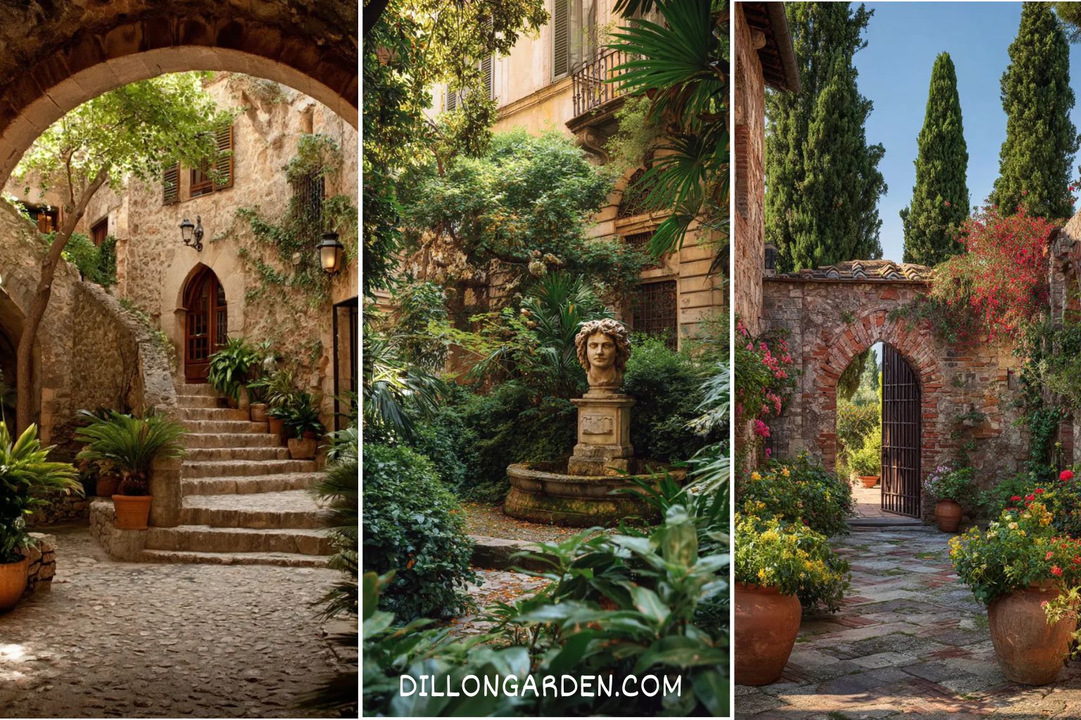 20 Italian Courtyard Gardens Ideas Will Transport You to Another World